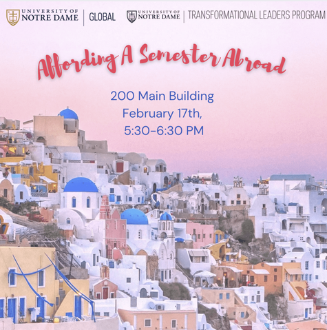 Affording a Semester Abroad | Events | Study Abroad | University of ...